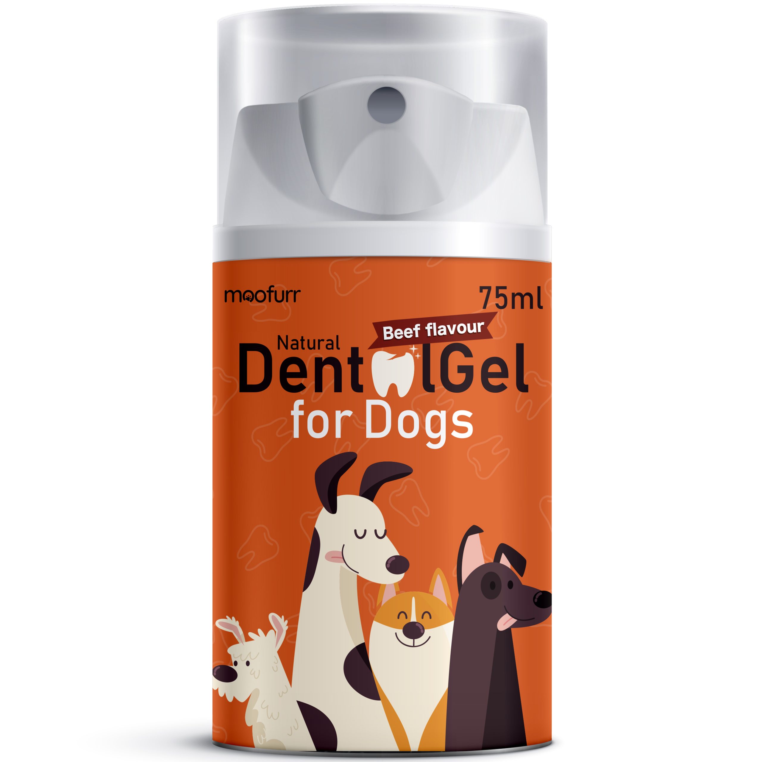 Moofurr Natural Dental Gel for Dogs 75 ml